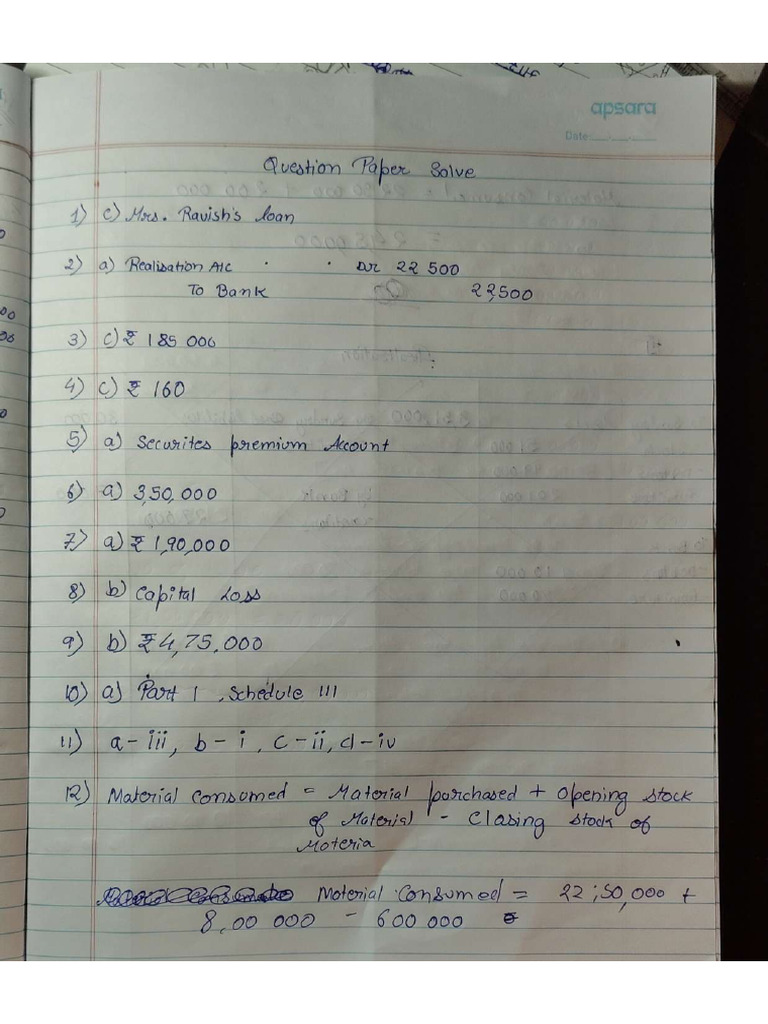 Aarush Das Paper Solve | PDF