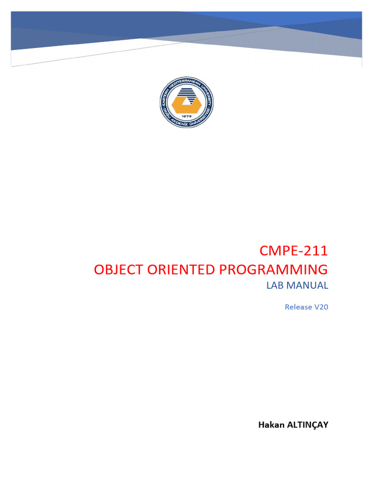 CMPE211labManualV20 | PDF | Integer (Computer Science) | Computer Programming