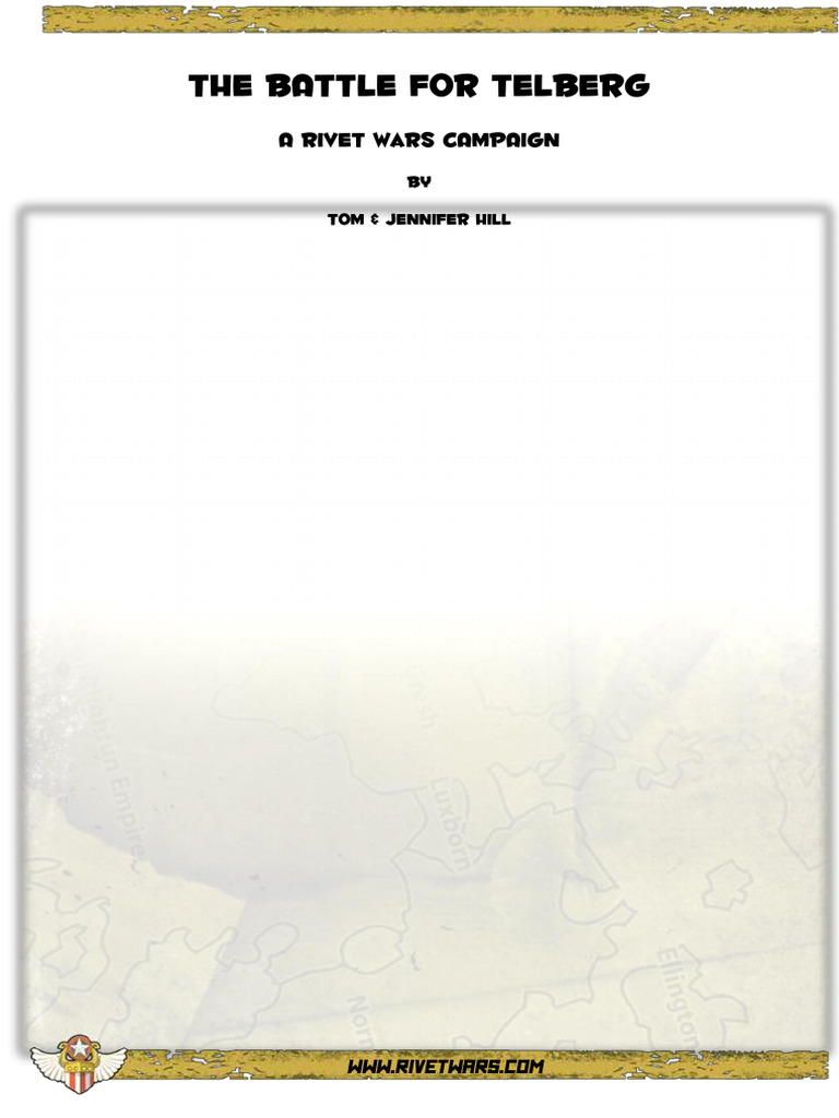 Rivet Wars TheBattleForTelberg v1 | PDF | Allegiance | Eastern Front ...
