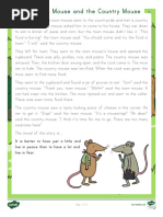 The City Mouse and The Country Mouse | PDF | Mouse