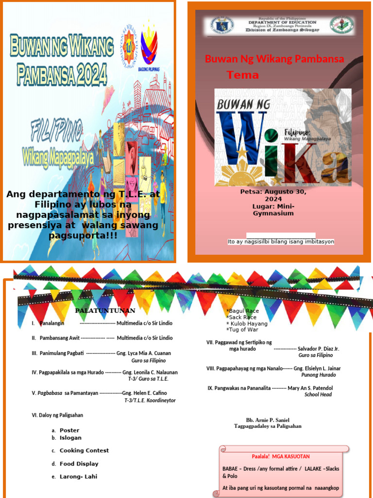 Buwan NG Wika Program | PDF