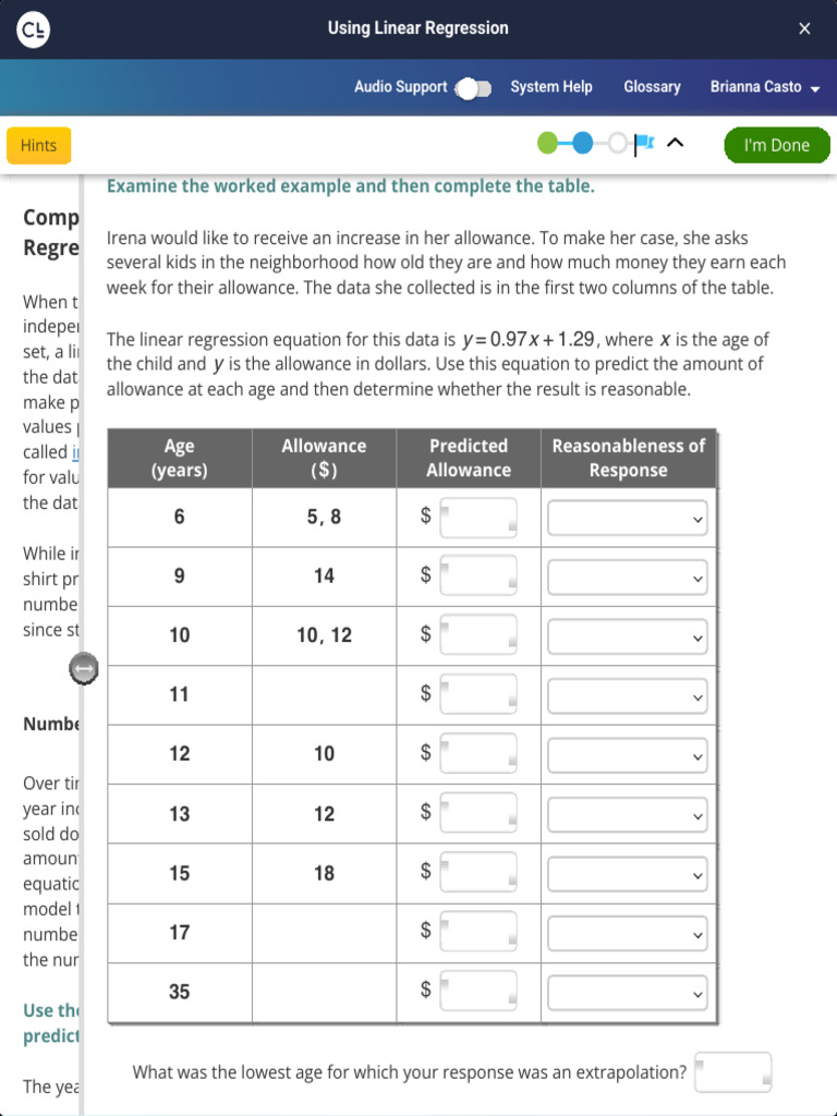 Carnegie Learning | PDF | Regression Analysis | Linear Regression