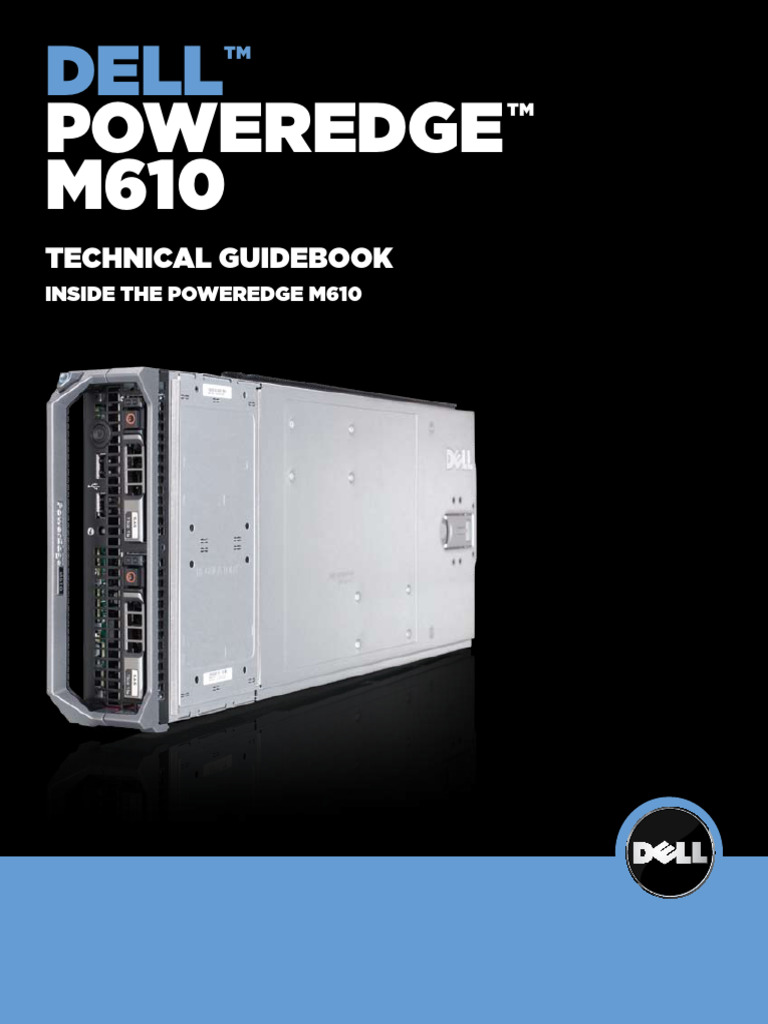 Dell PowerEdge M610 Technical Guide | PDF | Central Processing Unit ...