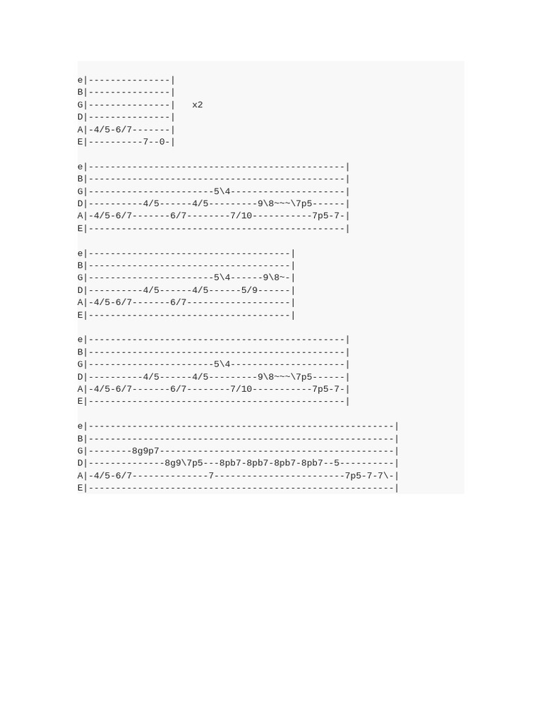 Pink Panther Tabs | PDF