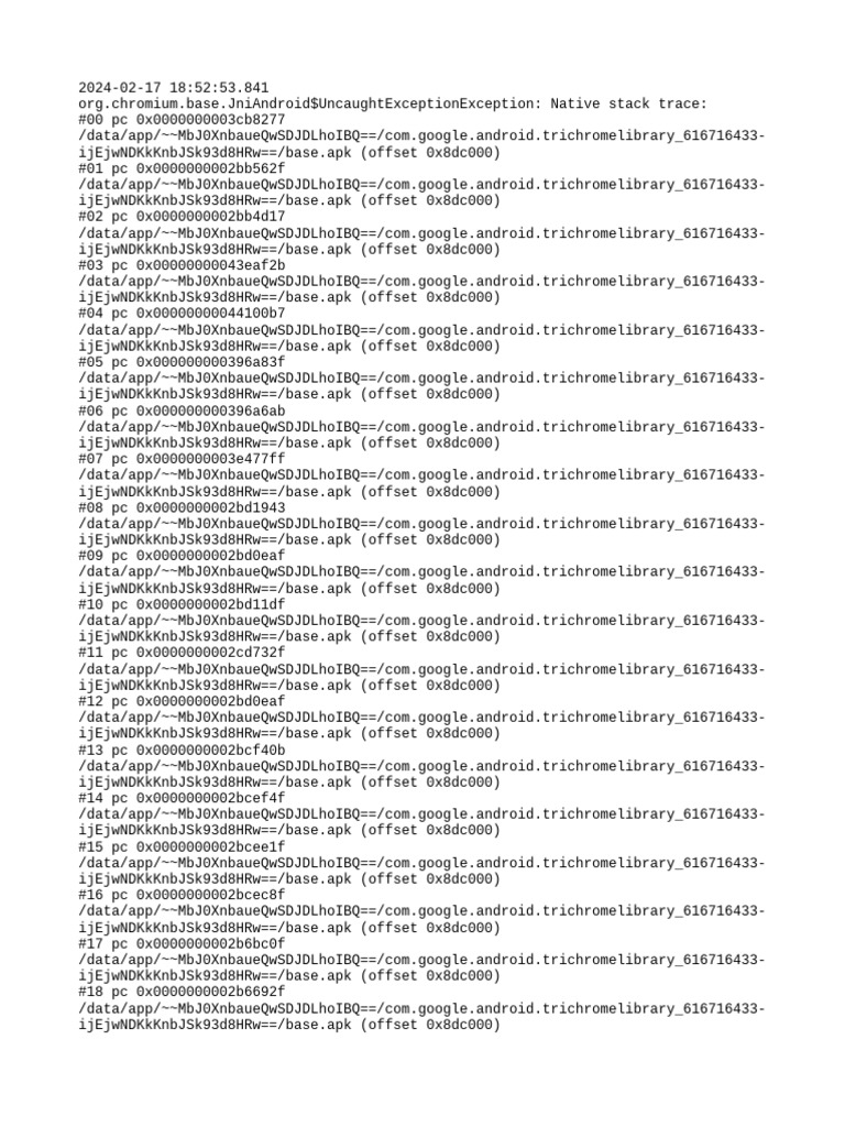 last_crash_log | PDF | Computing Platforms | Mobile Computers