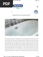 Katalog Produk Rucika Green - PPR Pipe | PDF
