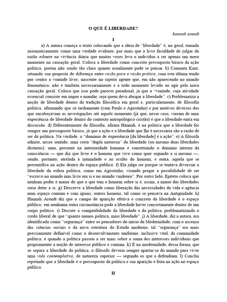 breve ficha sobre -o que é liberdade-- | PDF | Liberdade | Agostinho de Hipona