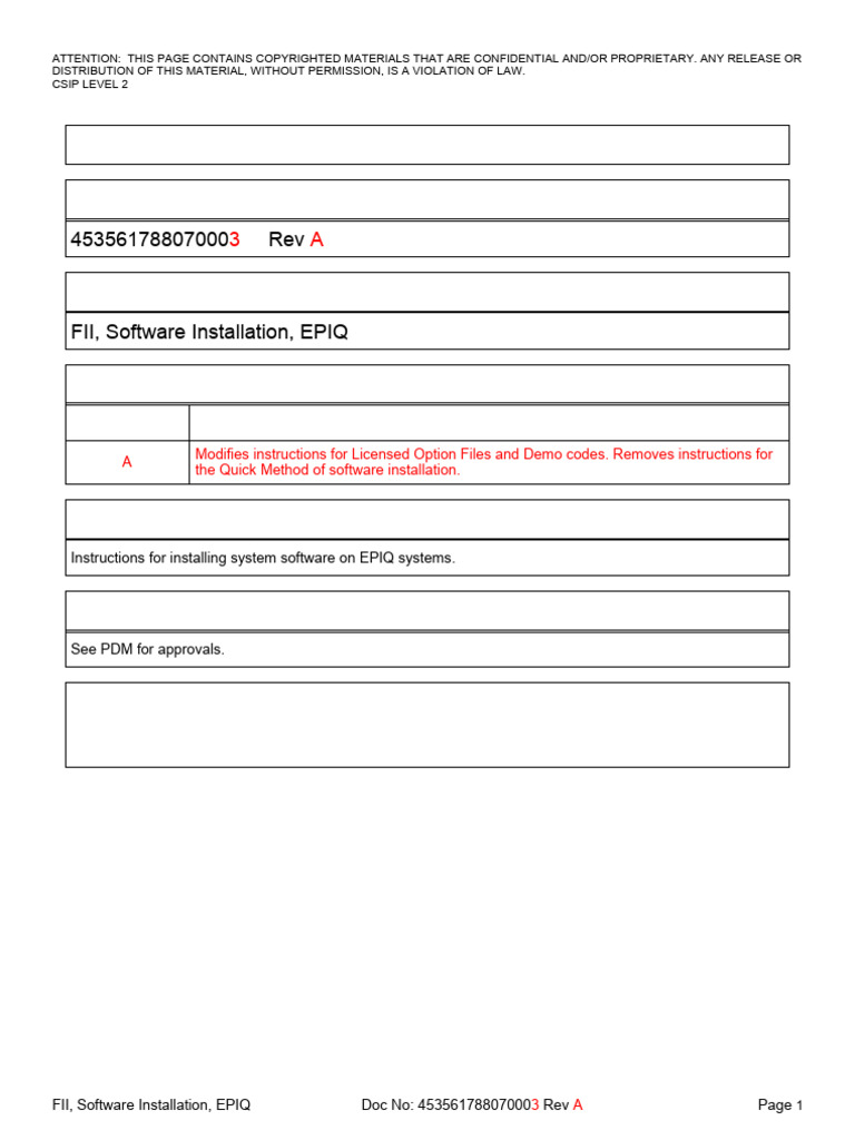 EPIQ_1.3_Software_Installation_FII INSTALLATION | PDF | Booting | Bios