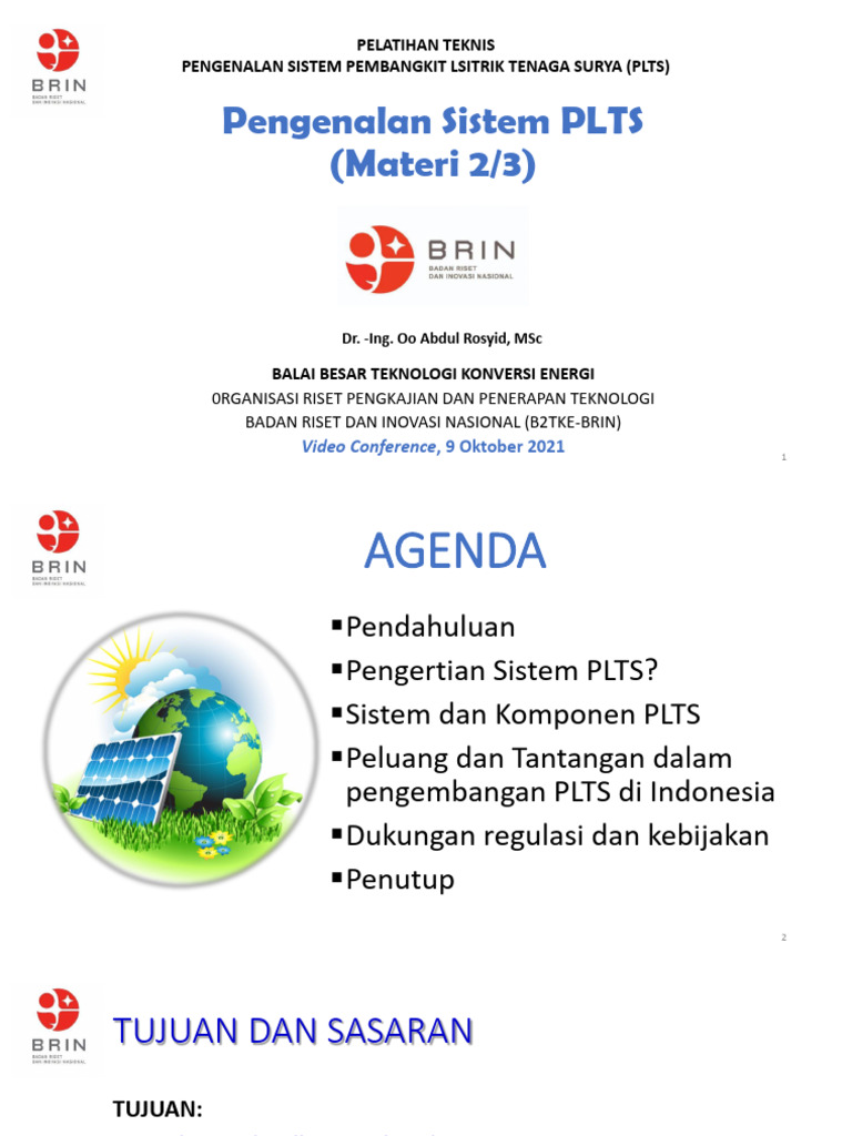 Pengenalan Teknologi PLTS | PDF