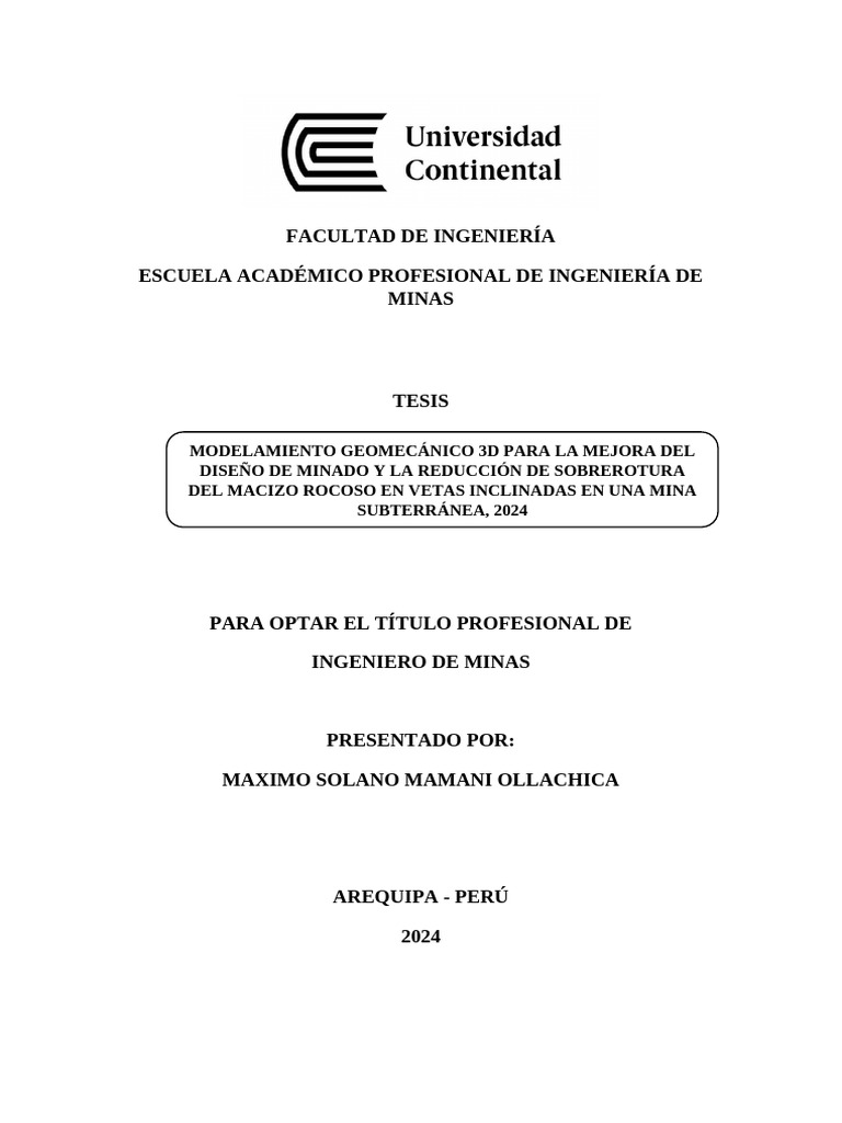 PA3 Mamani Maximo | PDF | Minería