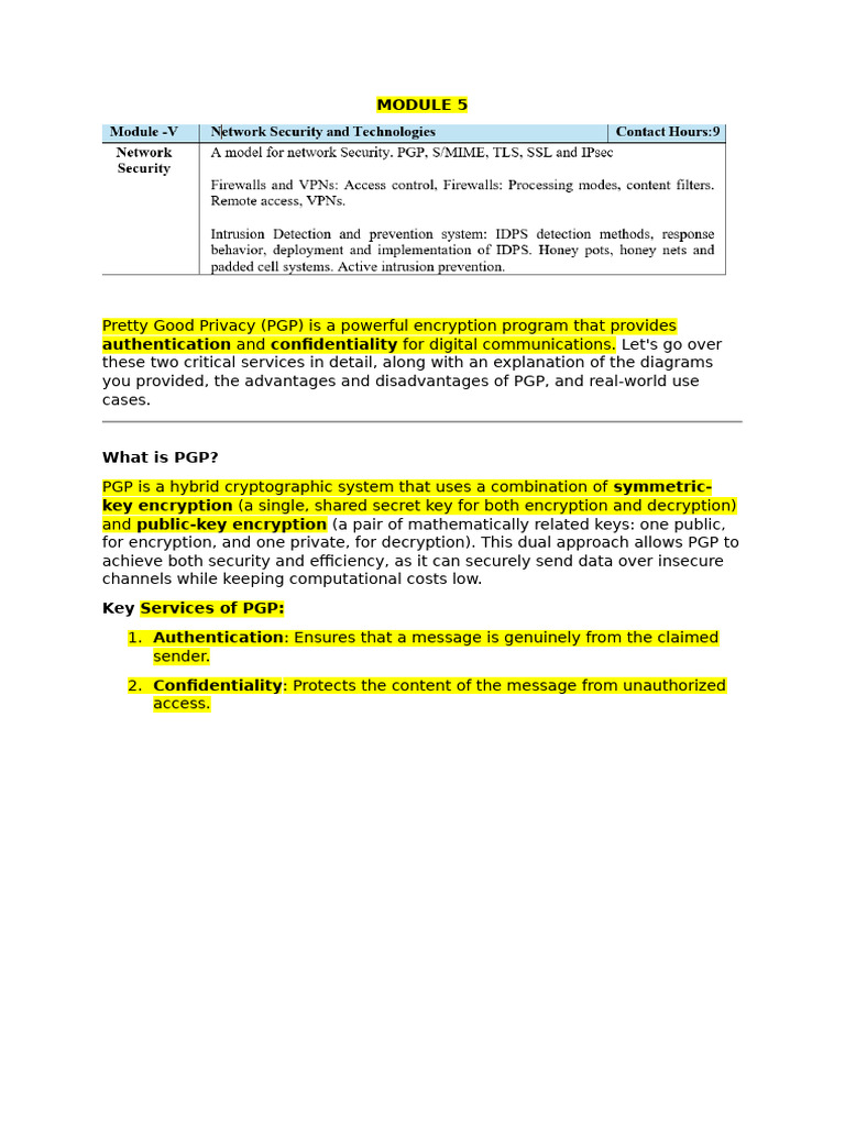 Module 5 | PDF | Transport Layer Security | Public Key Cryptography