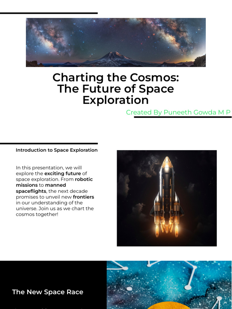 Slidesgo Charting The Cosmos The Future of Space Exploration ...