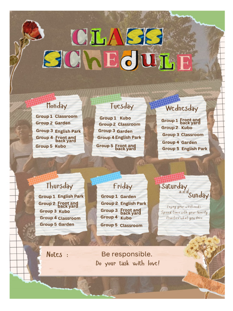 Class Schedule | PDF