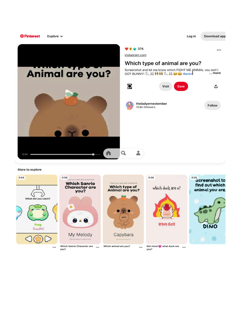 Which Type of Animal Are You? | PDF
