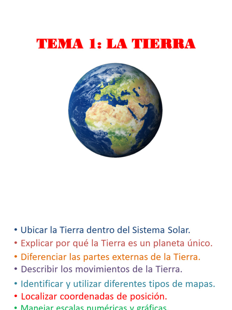 tema-1.-el-planeta-tierra | PDF | Planetas | Tierra