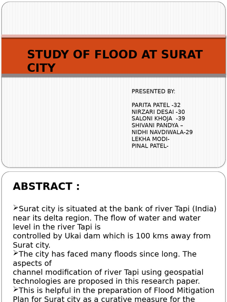Surat Flood | PDF | Flood | River