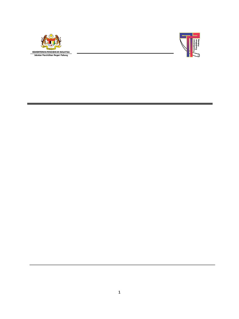 Skema Pa Modul Praktis K2 Pahang Set 1 | PDF