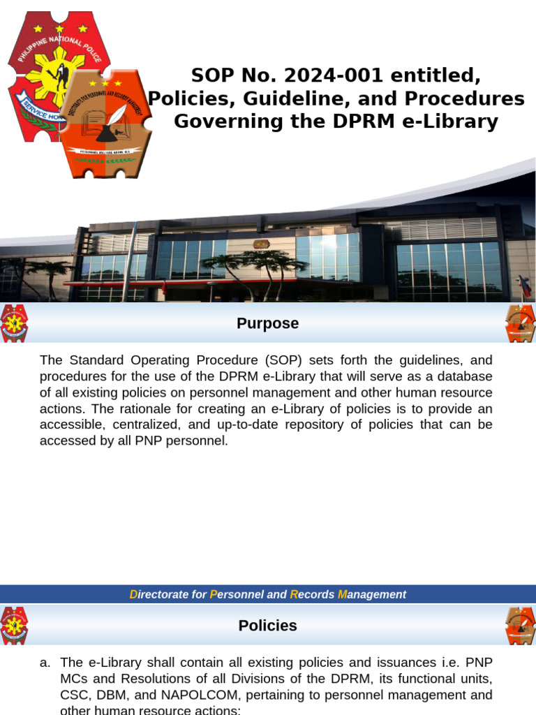 SOP-ppt | PDF | Digital Library | Software