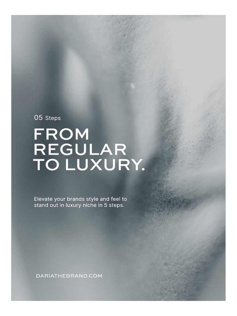 Luxury Brand Guide 2025 | PDF