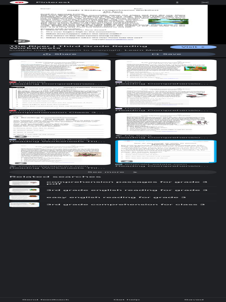 Comprehension For Class 3 - Google Search 2 | PDF | Behavior ...