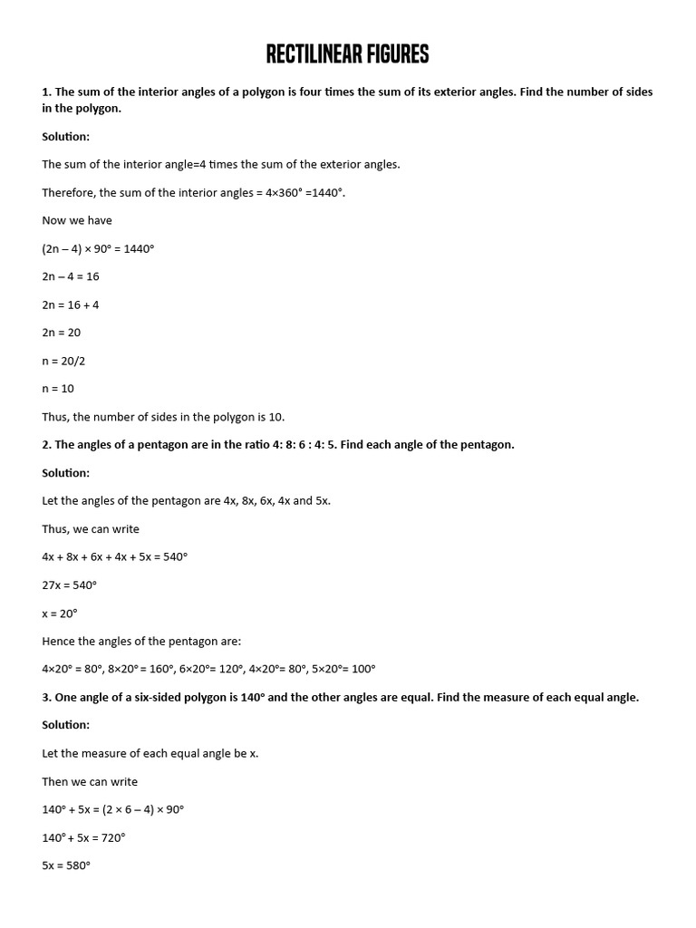 maths rectilinear | PDF | Rectangle | Elementary Geometry