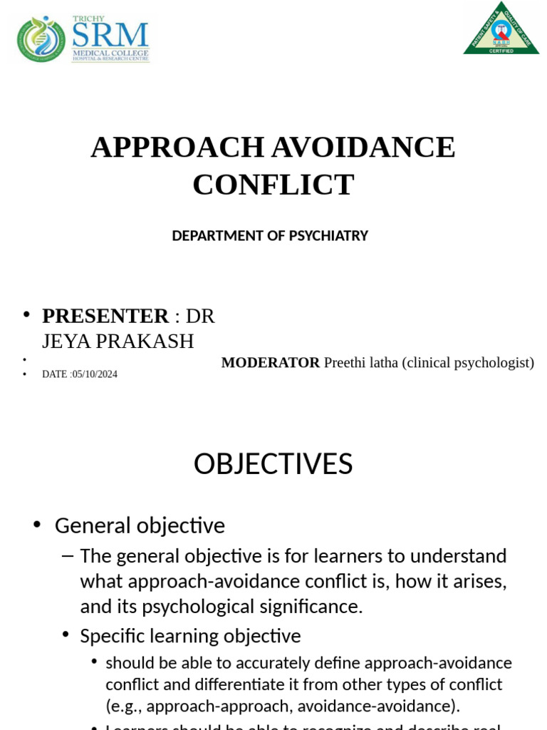 Understanding Approach-Avoidance Conflict | PDF | Emotions | Anxiety