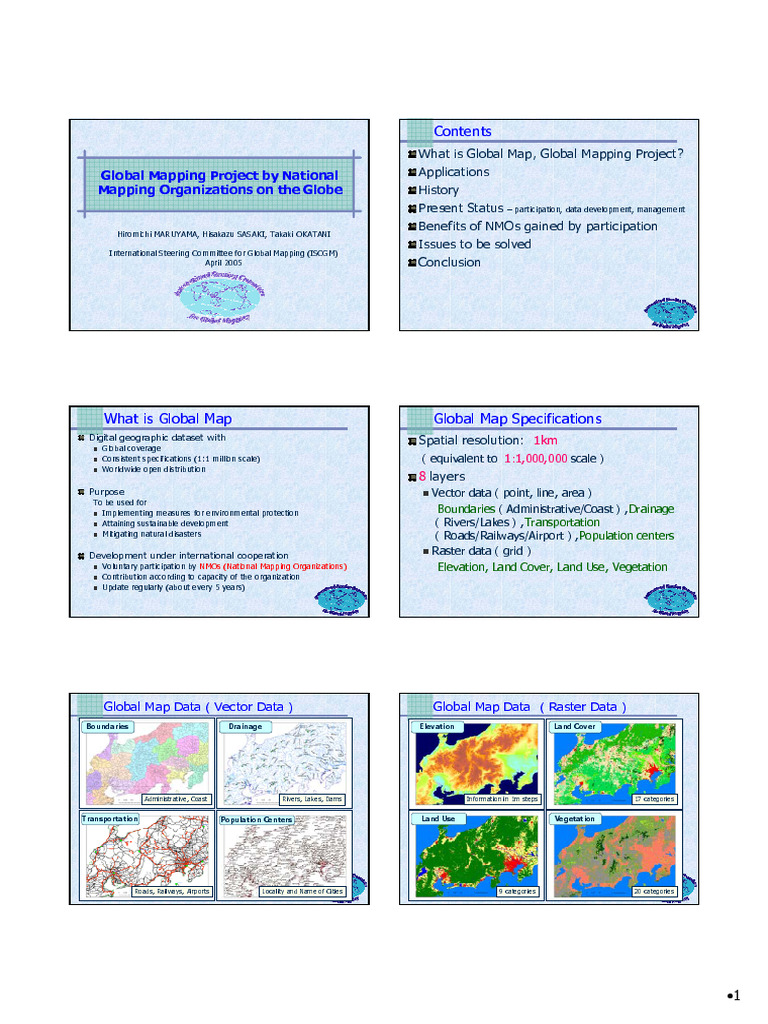 Global Mapping Project Overview and Benefits | PDF | Geographic ...