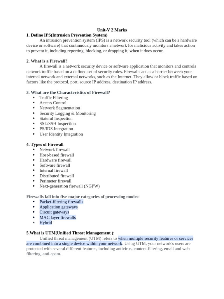 Unit- 5 2 mark | PDF