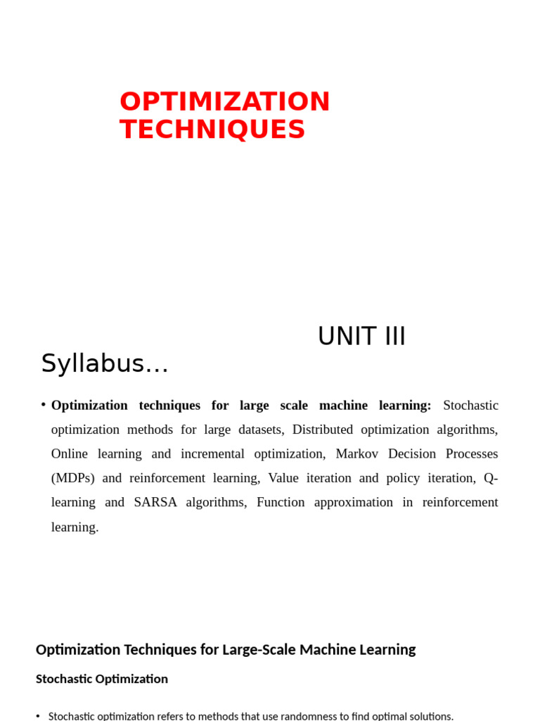 OTM Module 3 - Part 1 | PDF | Mathematical Optimization | Artificial ...