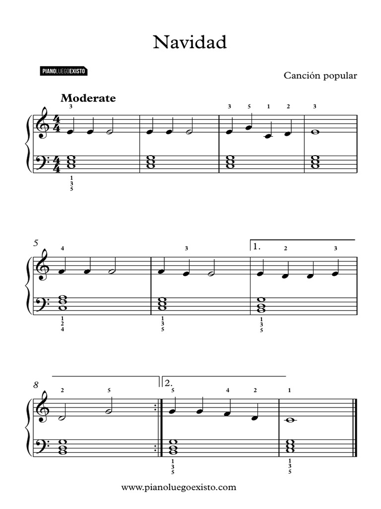 Navidad - Partitura Compleetta | PDF