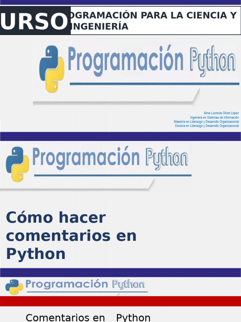 Programación Python para Ingenieros | PDF