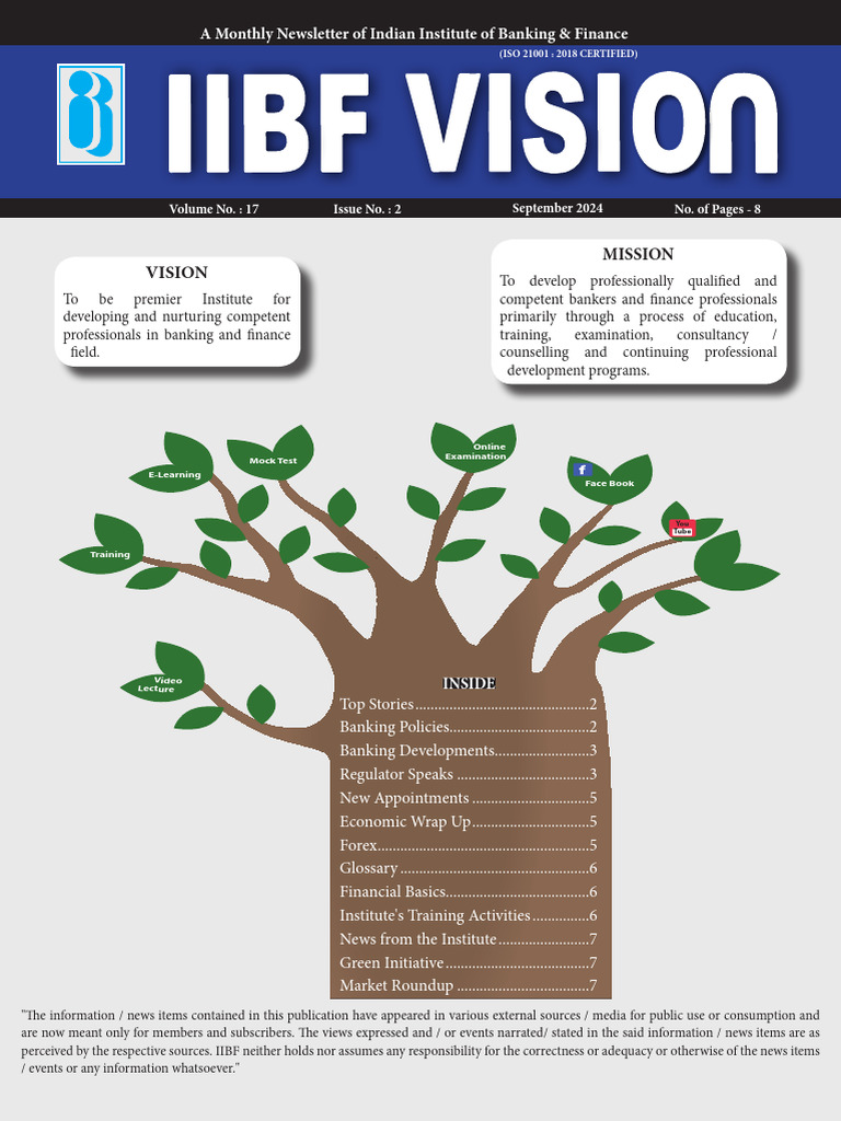 IIBF Vision: Banking Insights September 2024 | PDF | Reserve Bank Of ...