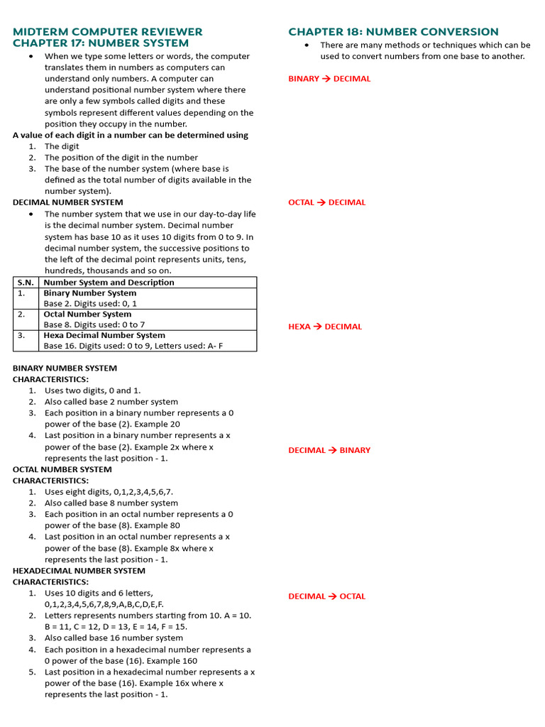 MIDTERM COMPUTER REVIEWER | PDF | Network Interface Controller | Computer Network