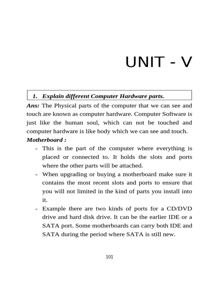 5. FOC(U5) | PDF | Byte | Personal Computers