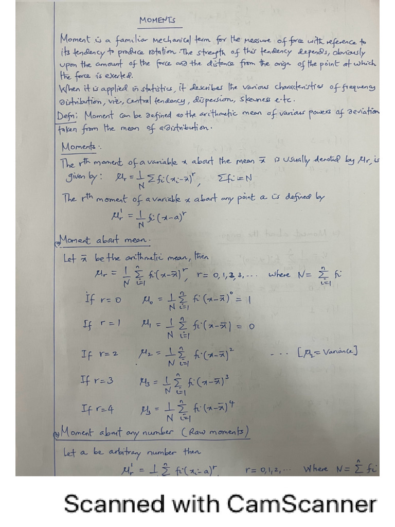 Moments | PDF