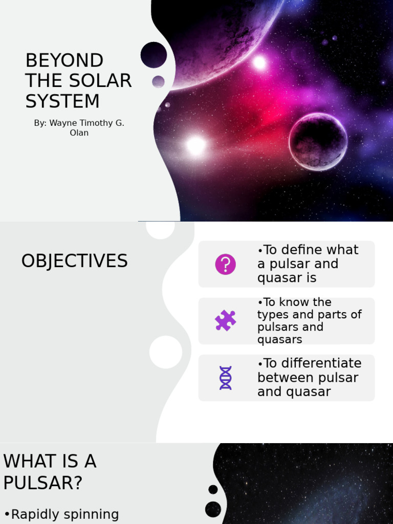 Pulsars and Quasars | PDF