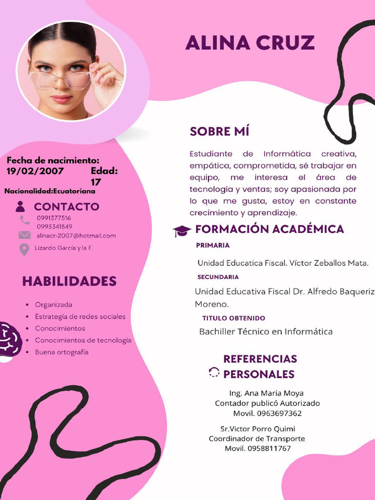 Curriculum Alina | PDF