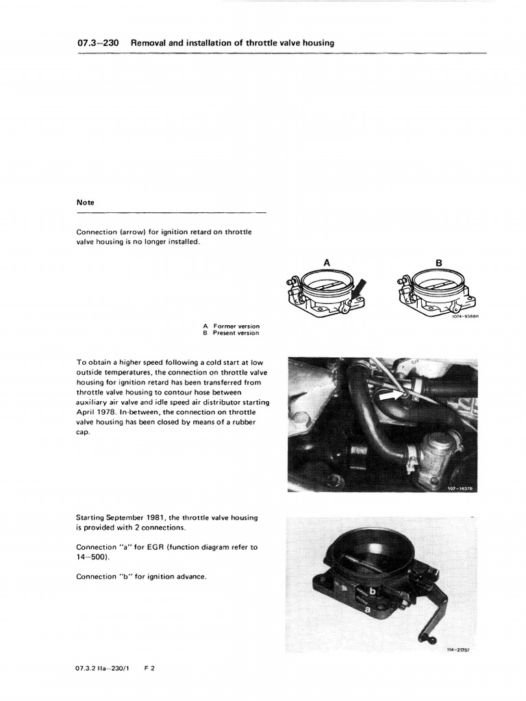 THROTTLE VALVE | PDF