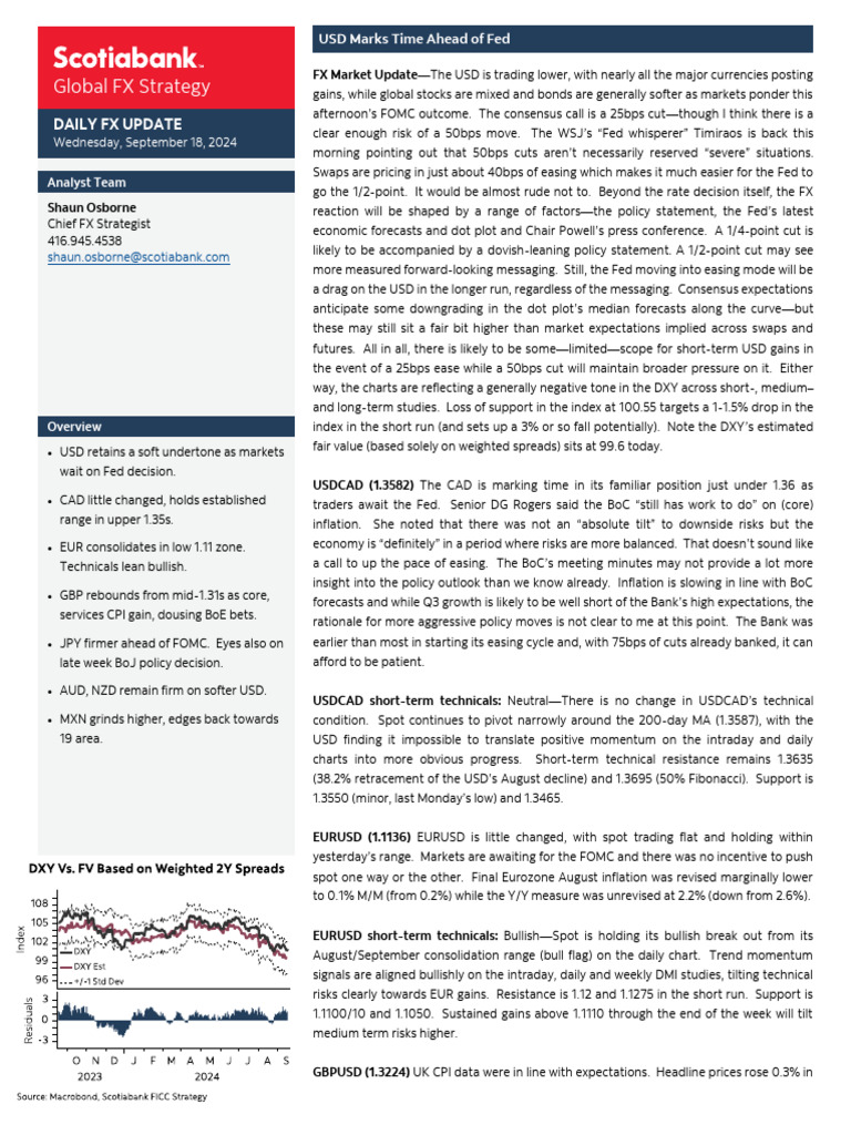 Scotiabank | PDF | Federal Reserve | Broker Dealer