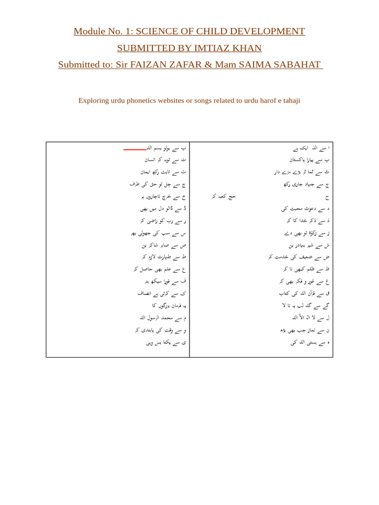 IMTIAZ Module 1 Assignment | PDF