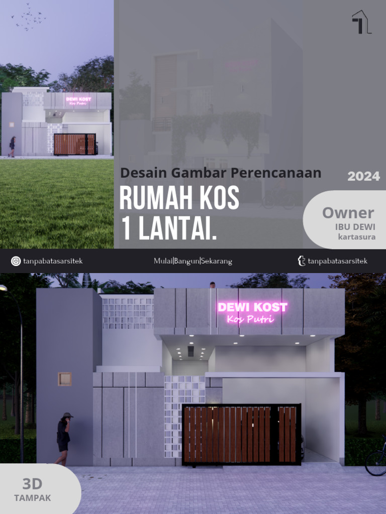 Gambar perencanaan kost | PDF