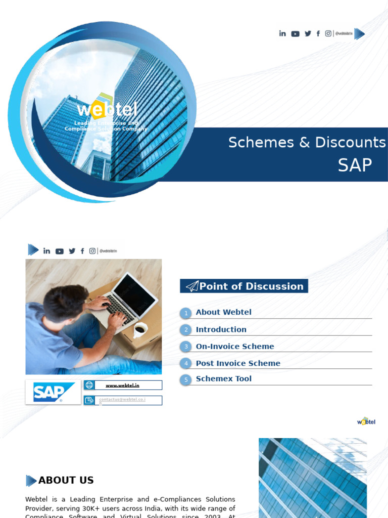 Schemes & Discounts SAP | PDF | Discounts And Allowances | Discounting