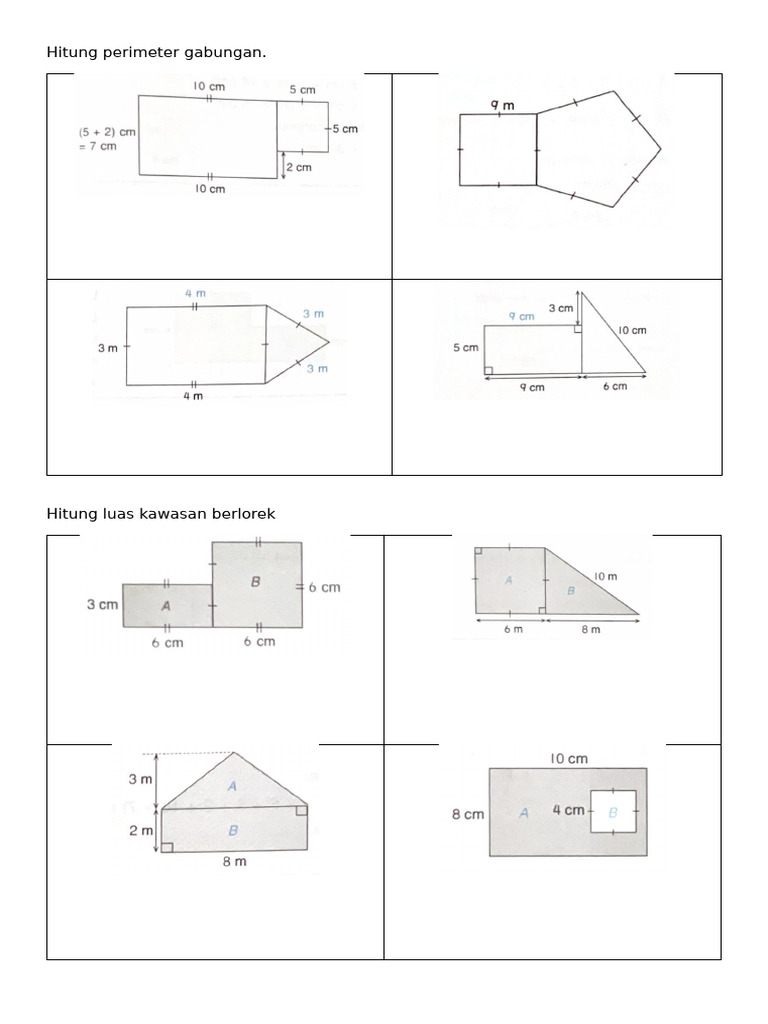 Perimeter Gabungan | PDF