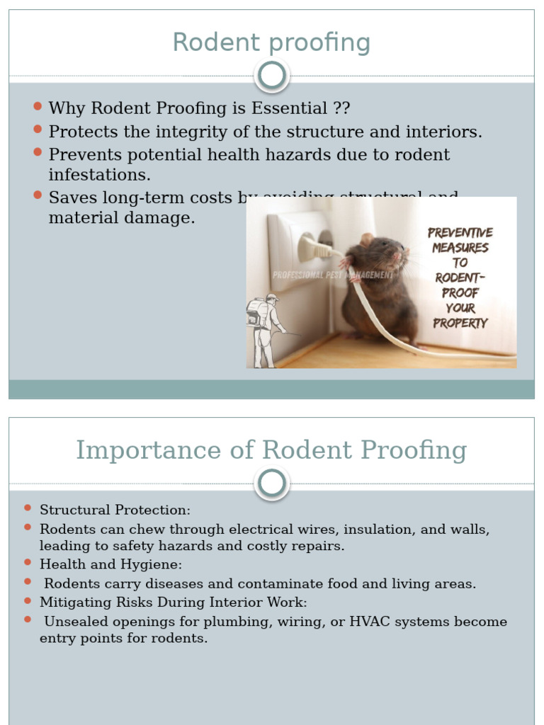 Essential Rodent Proofing Techniques | PDF