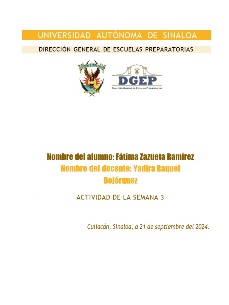 Fatimazazuetaramírez Actividad Semana3 | PDF