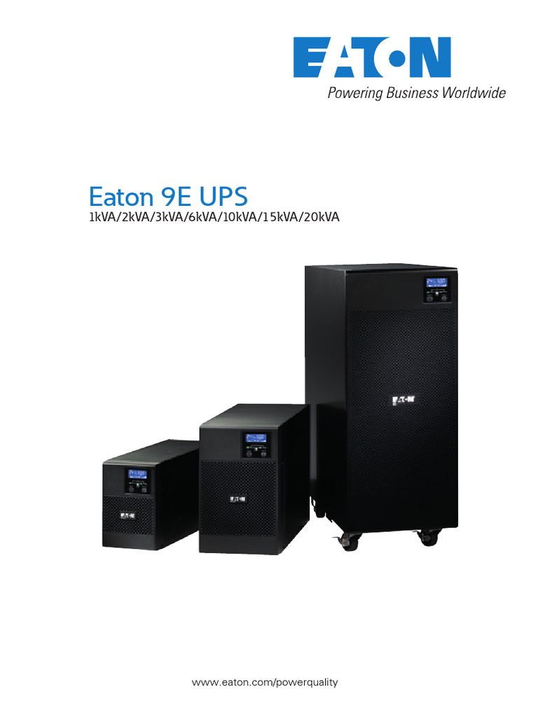 Brosur UPS EATON | PDF | Power Inverter | Alternating Current