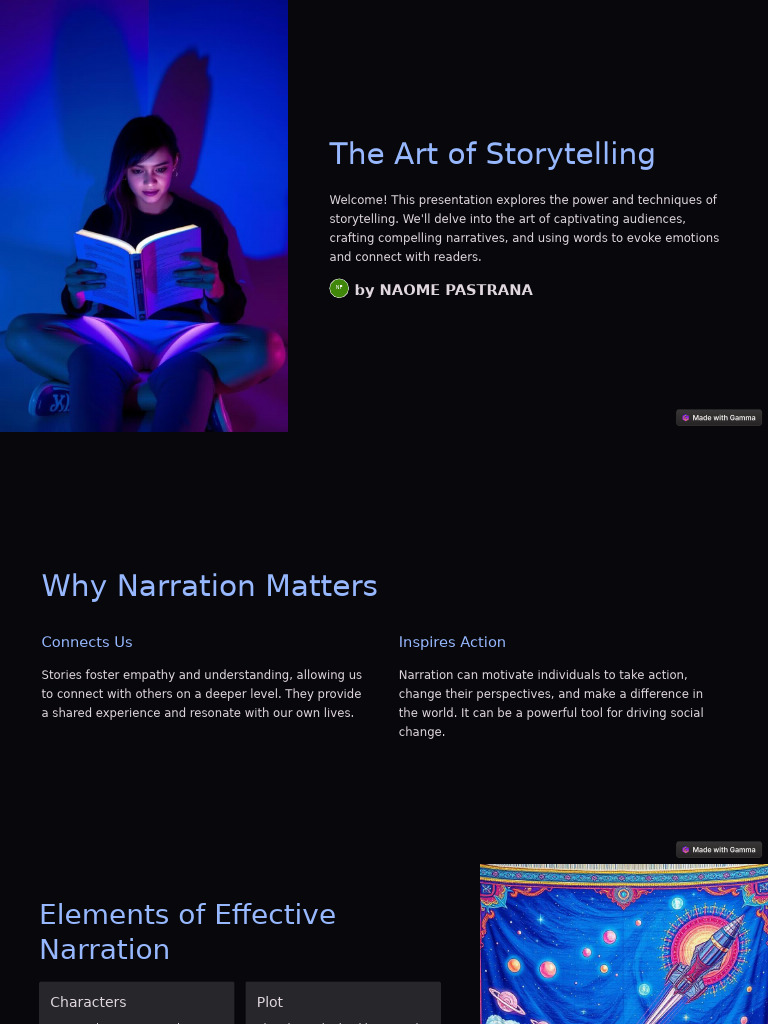 The Art of Storytelling | PDF | Plot (Narrative)