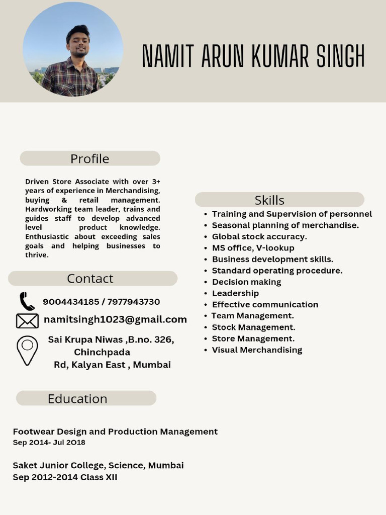 Namit Singh CV.. | PDF