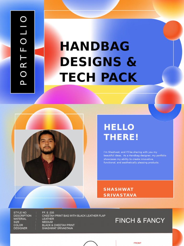 Handbag Design Portfolio by Shashwat | PDF