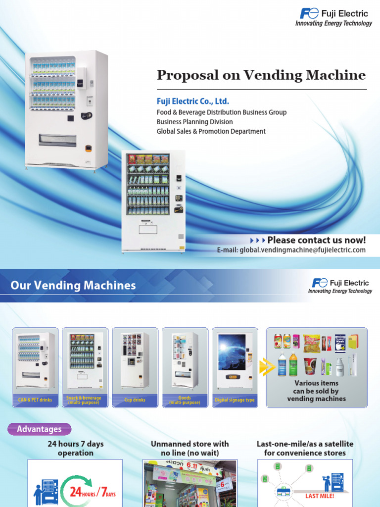 Proposal On Vending Machine 2 | PDF